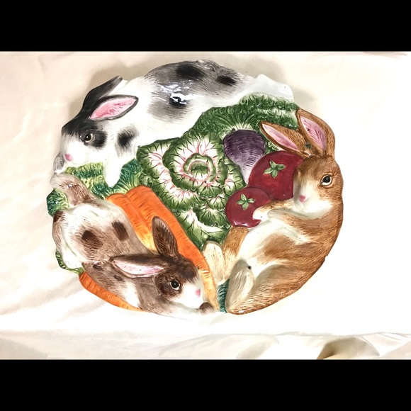 Fitz and Floyd | Other | Fitz And Floyd Bunny Plate | Poshmark